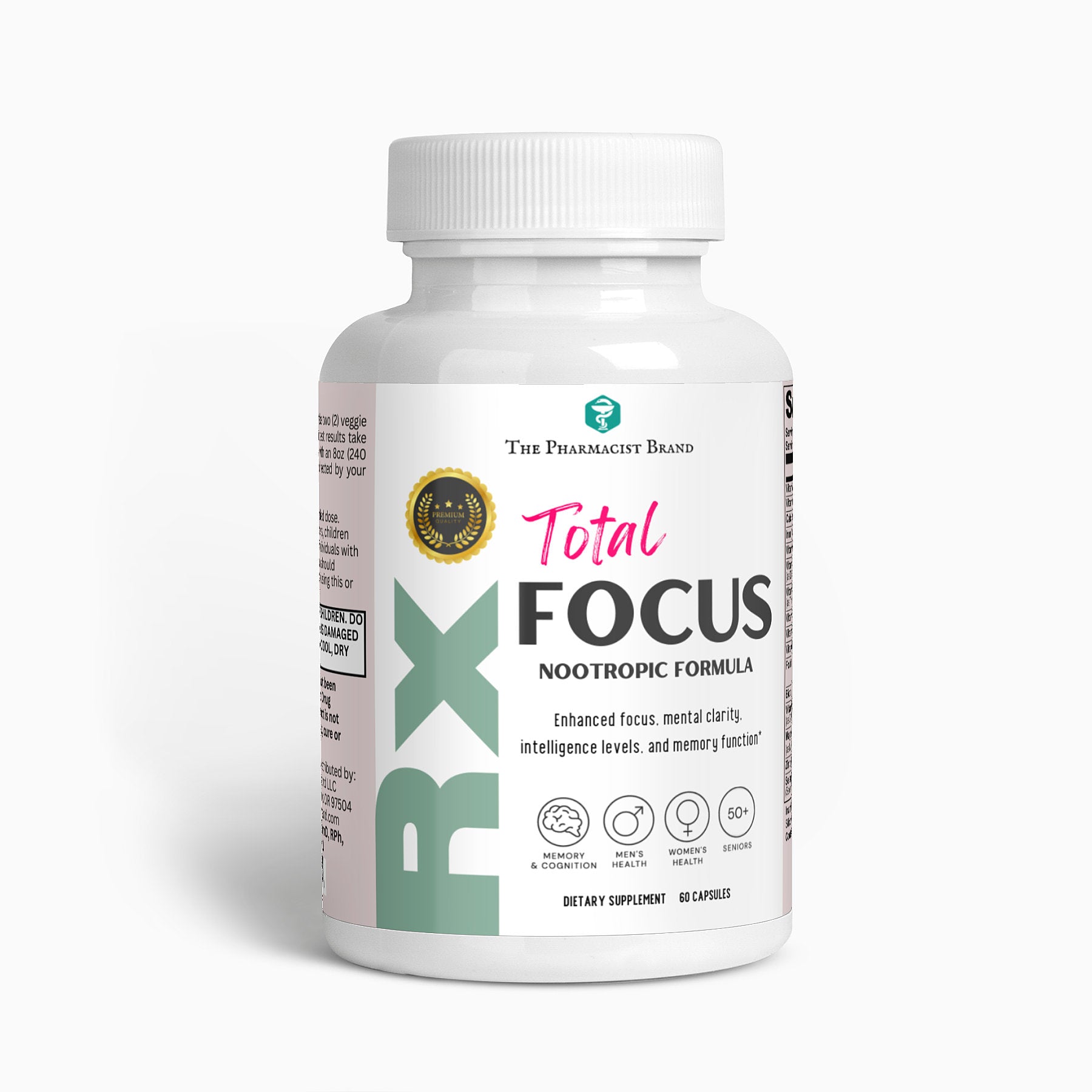 Total Focus Nootropic Formula – The Pharmacist Brand